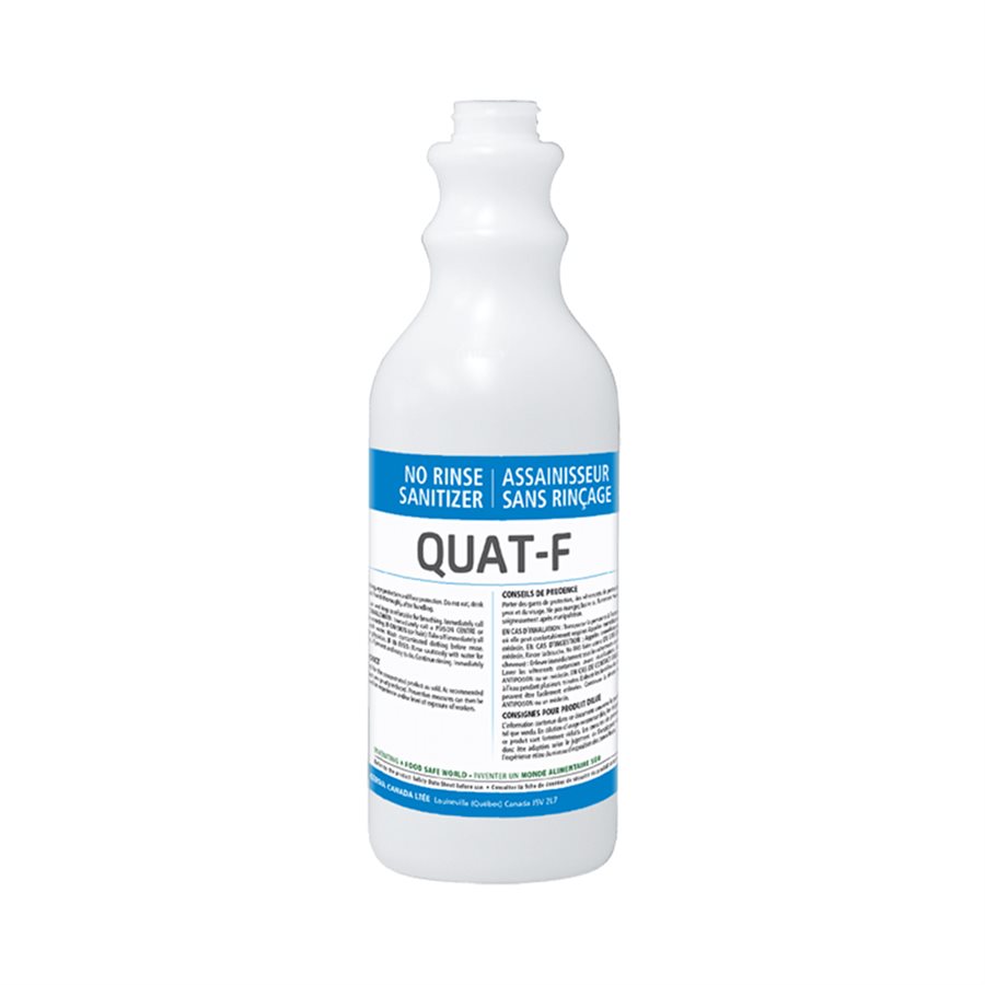 Quat-F no rinse sanitizer 750ml