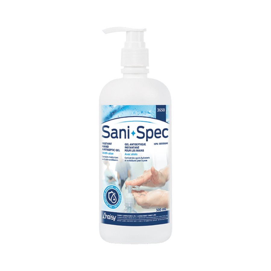 Sani-Spec instant hand antiseptic gel 500ml