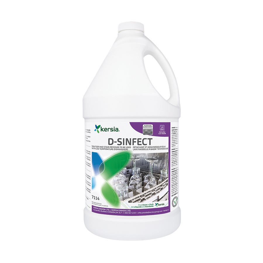 D-Sinfect sanitizer and stain remover to be used with low temperature ...