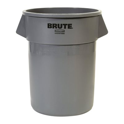 Brute grey round trash container 55 gallon